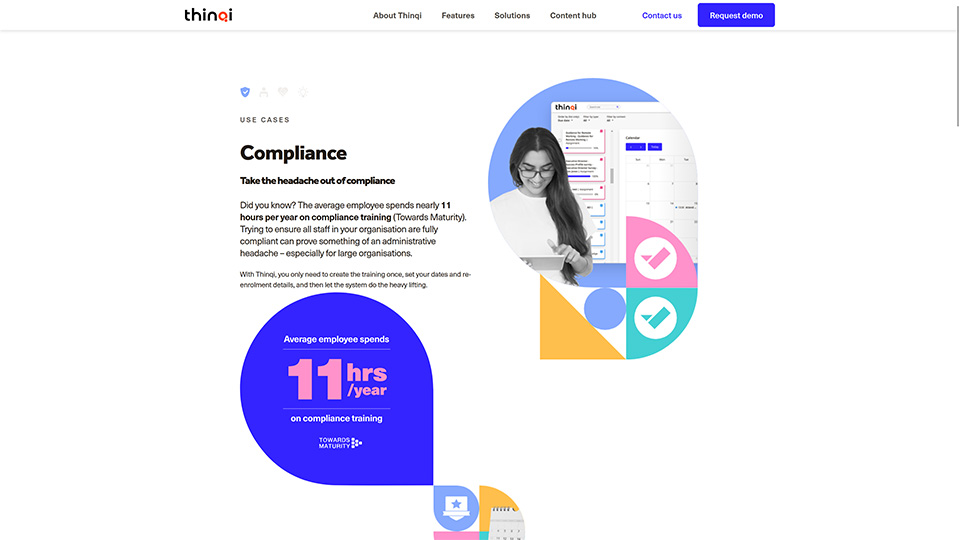 Thinqi Learning System: Manage your compliance programmes