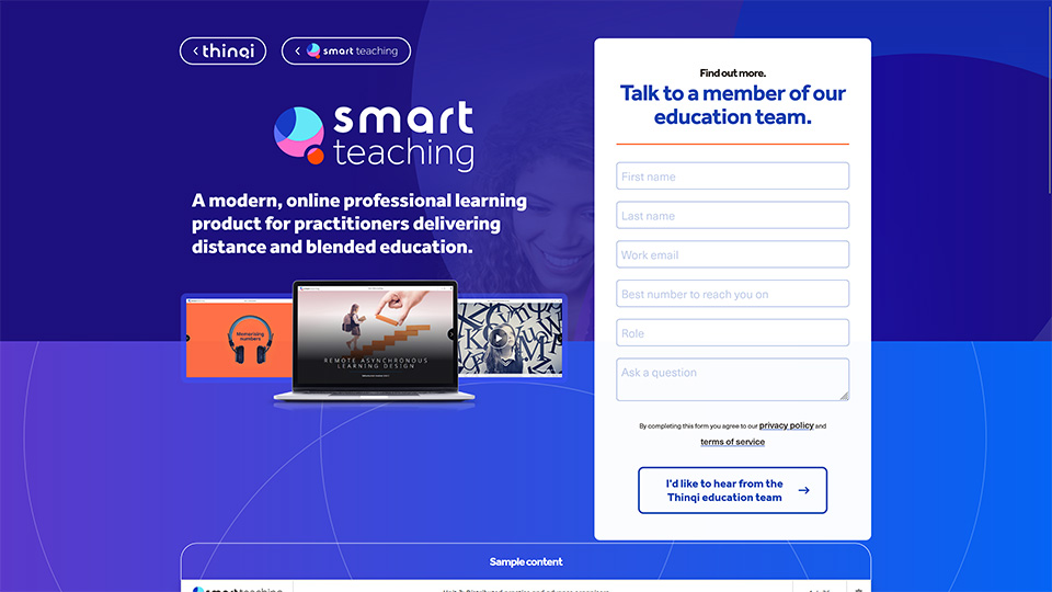 Thinqi | Interactive e-learning modules